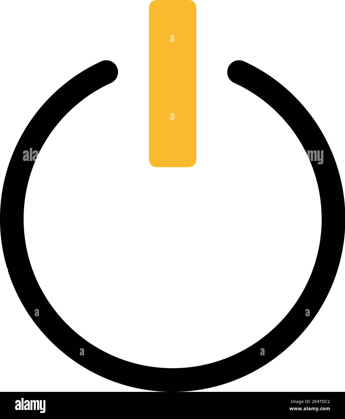 Power button icon Stock Vector Images - Alamy