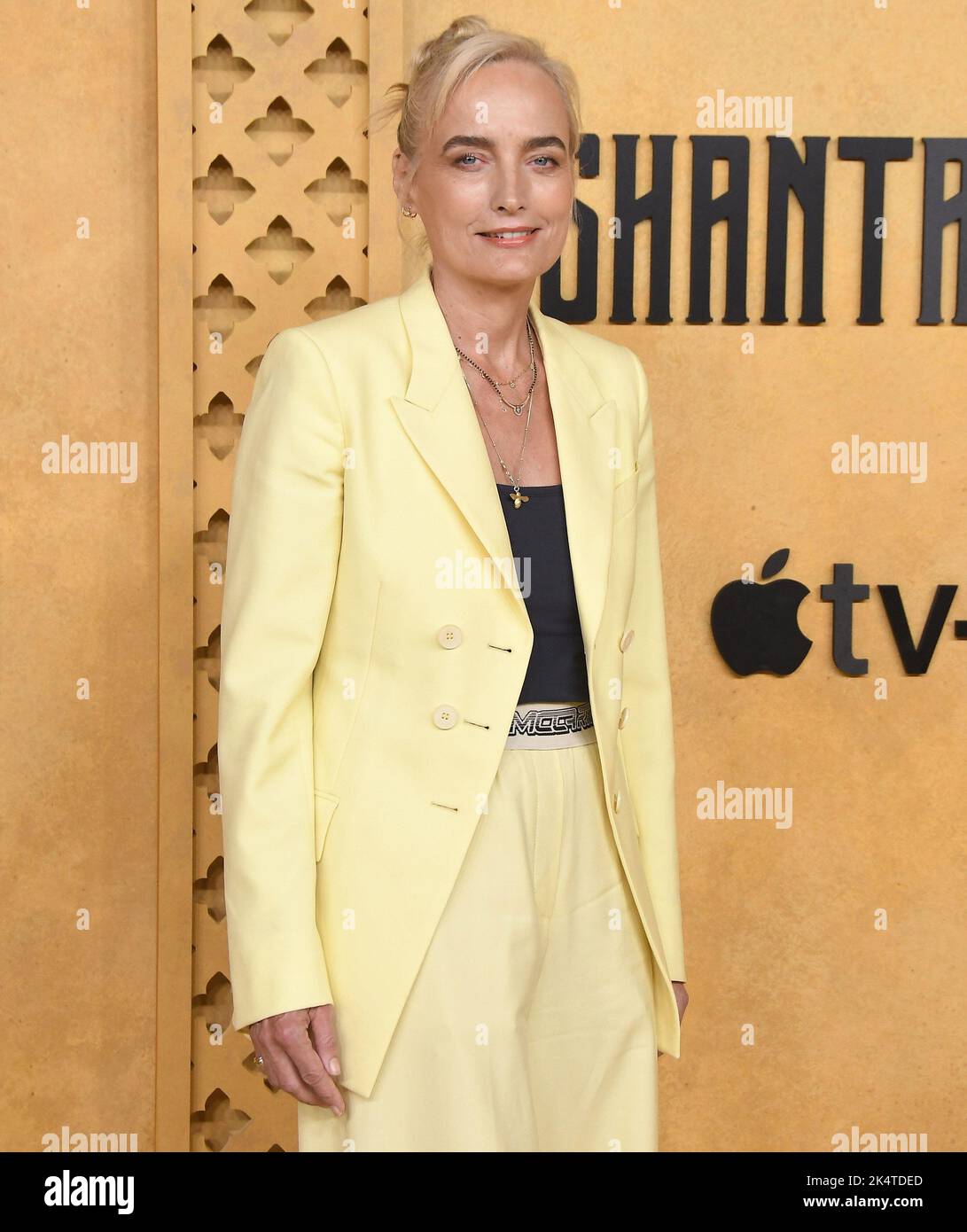 Andrea Barron arrives at the Apple TV+ Original Series' SHANTARAM ...