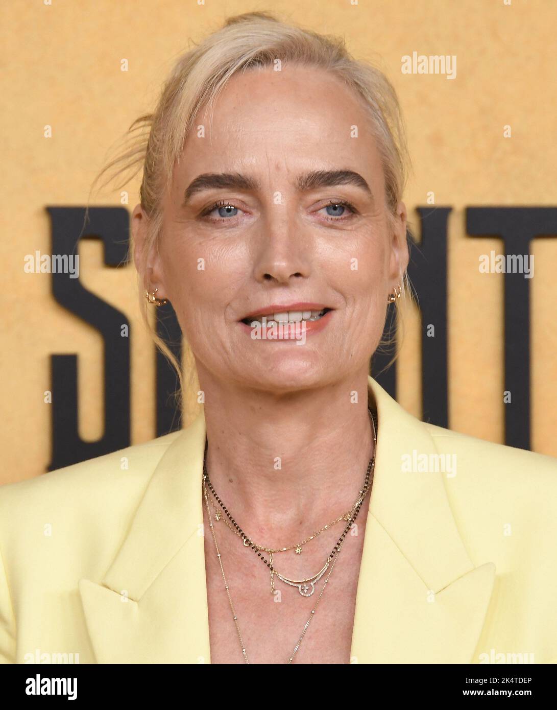 Andrea Barron arrives at the Apple TV+ Original Series' SHANTARAM ...