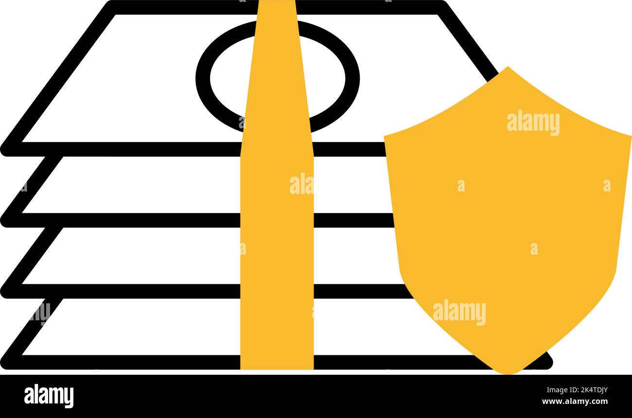 Financial insurance, illustration, vector on a white background Stock ...