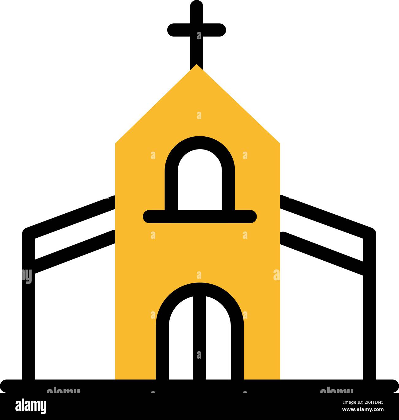 A white church Cut Out Stock Images & Pictures - Alamy