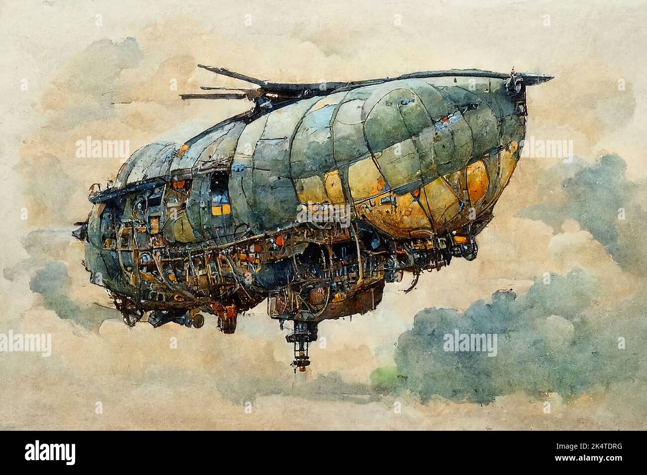 Steampunk Flying Civiization