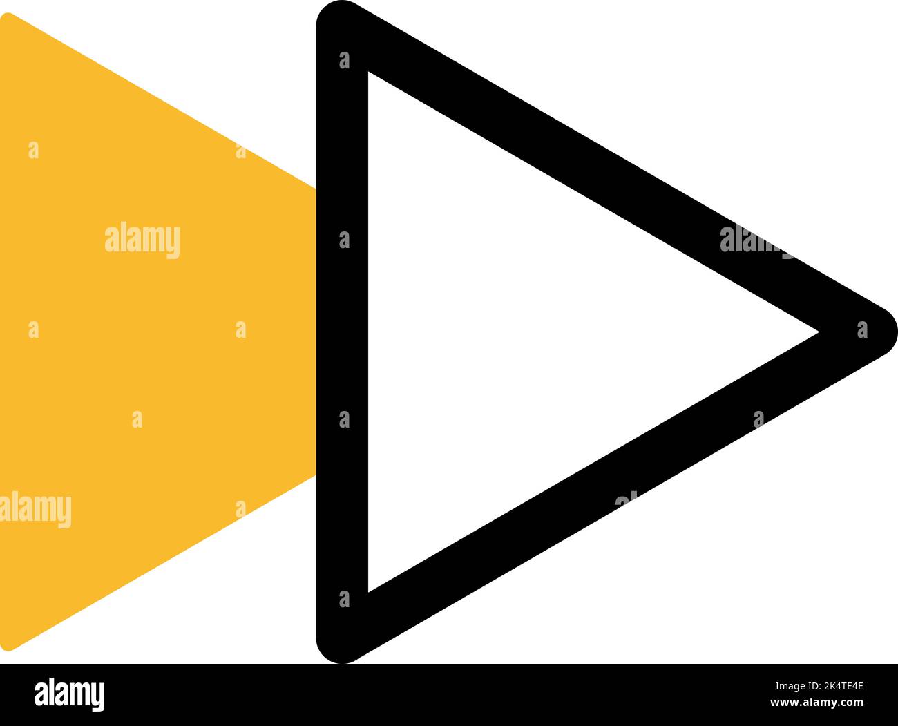 Forward mobile icon, illustration, vector on a white background Stock ...