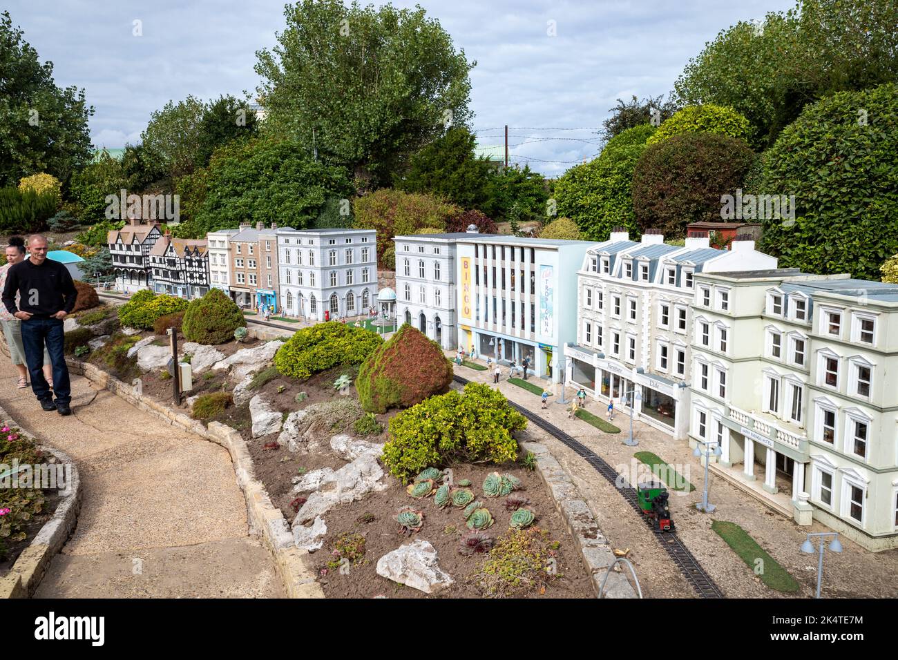 Merrivale model village Great Yarmouth Norfolk UK Stock Photo - Alamy