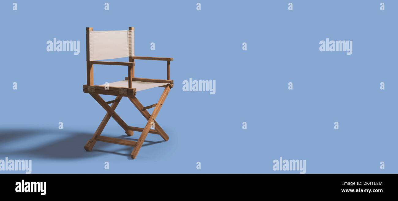 Foldable director's chair: film industry, professional acting school ...