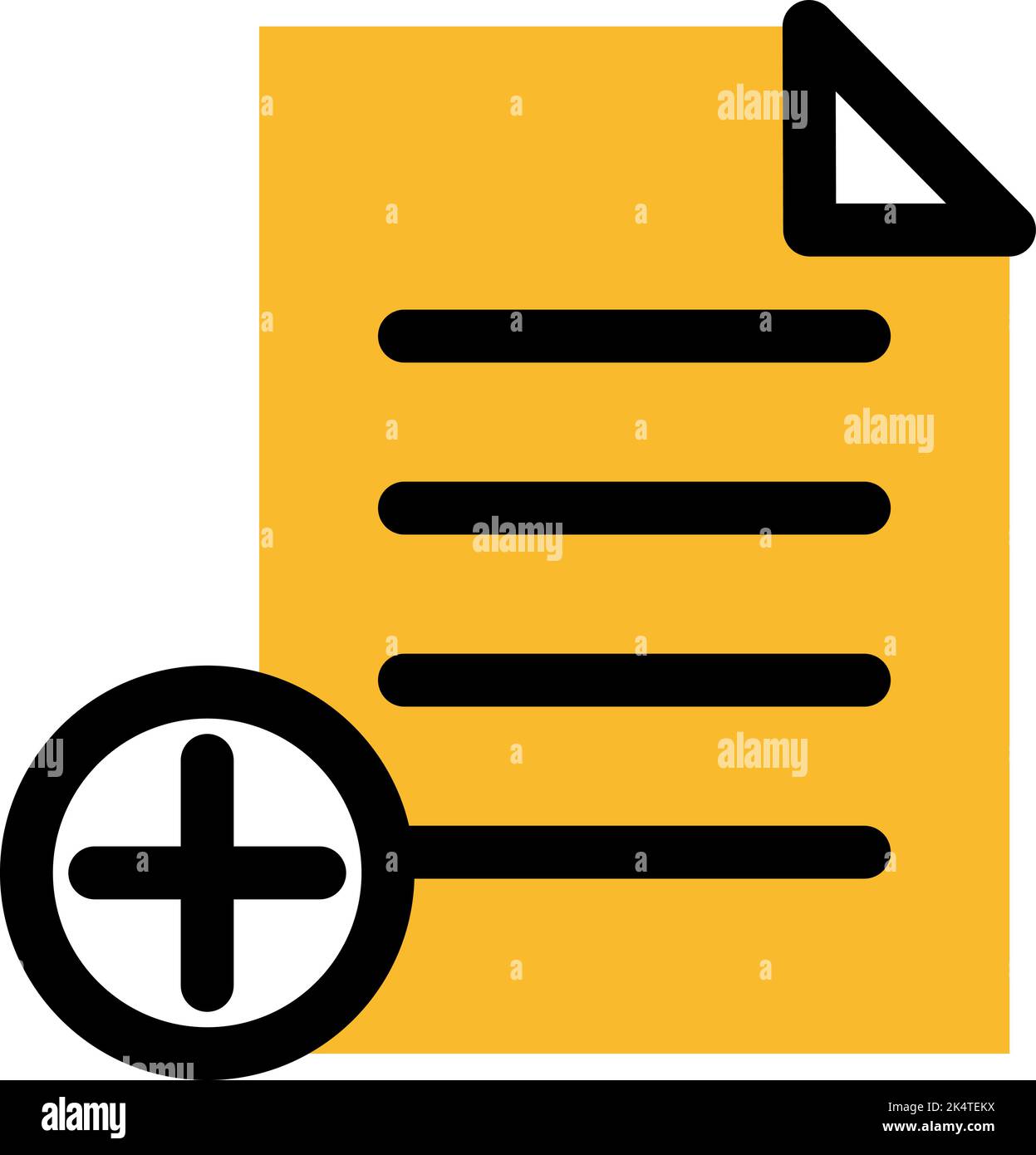 PC New document, illustration, vector on a white background Stock ...