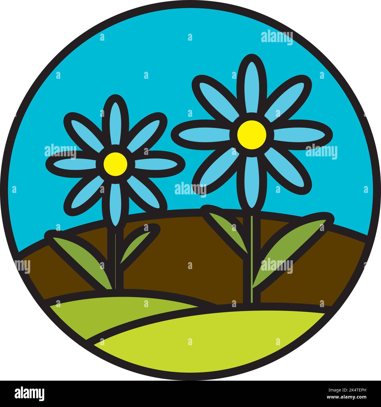 Very beautiful landscape Cut Out Stock Images & Pictures - Alamy