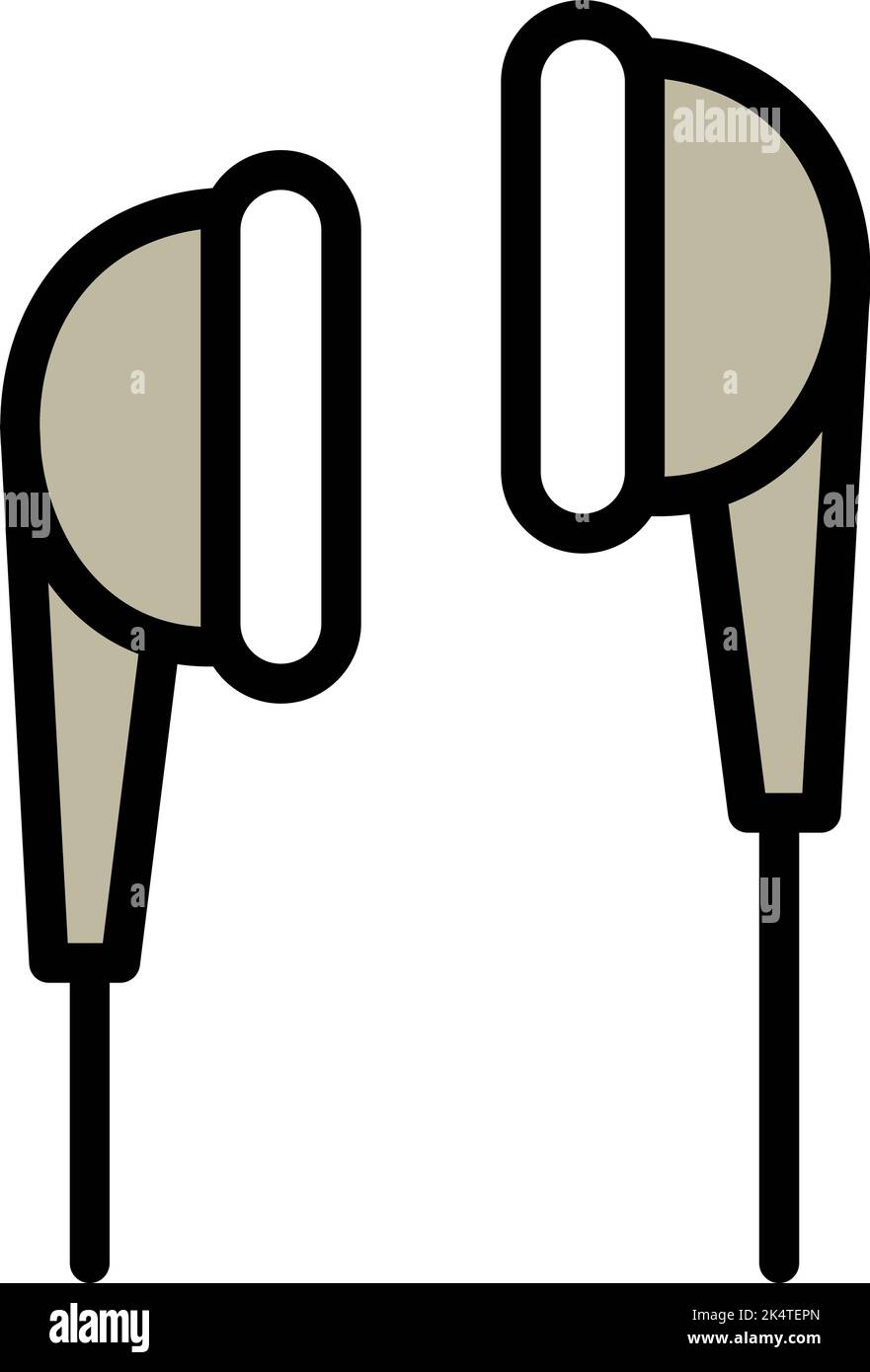 Relax earphones Stock Vector Images - Alamy