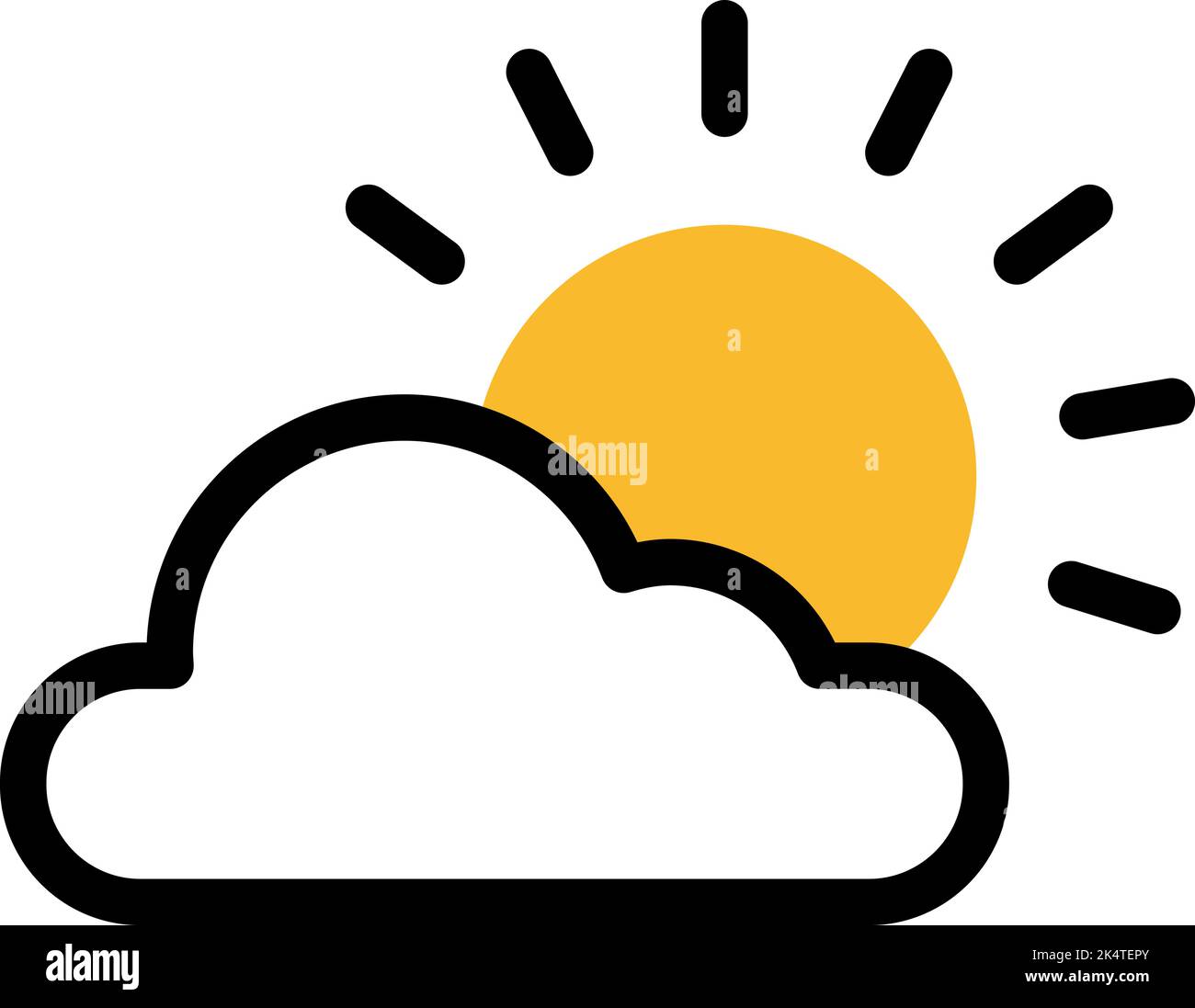 Mobile weather, illustration, vector on a white background Stock Vector ...