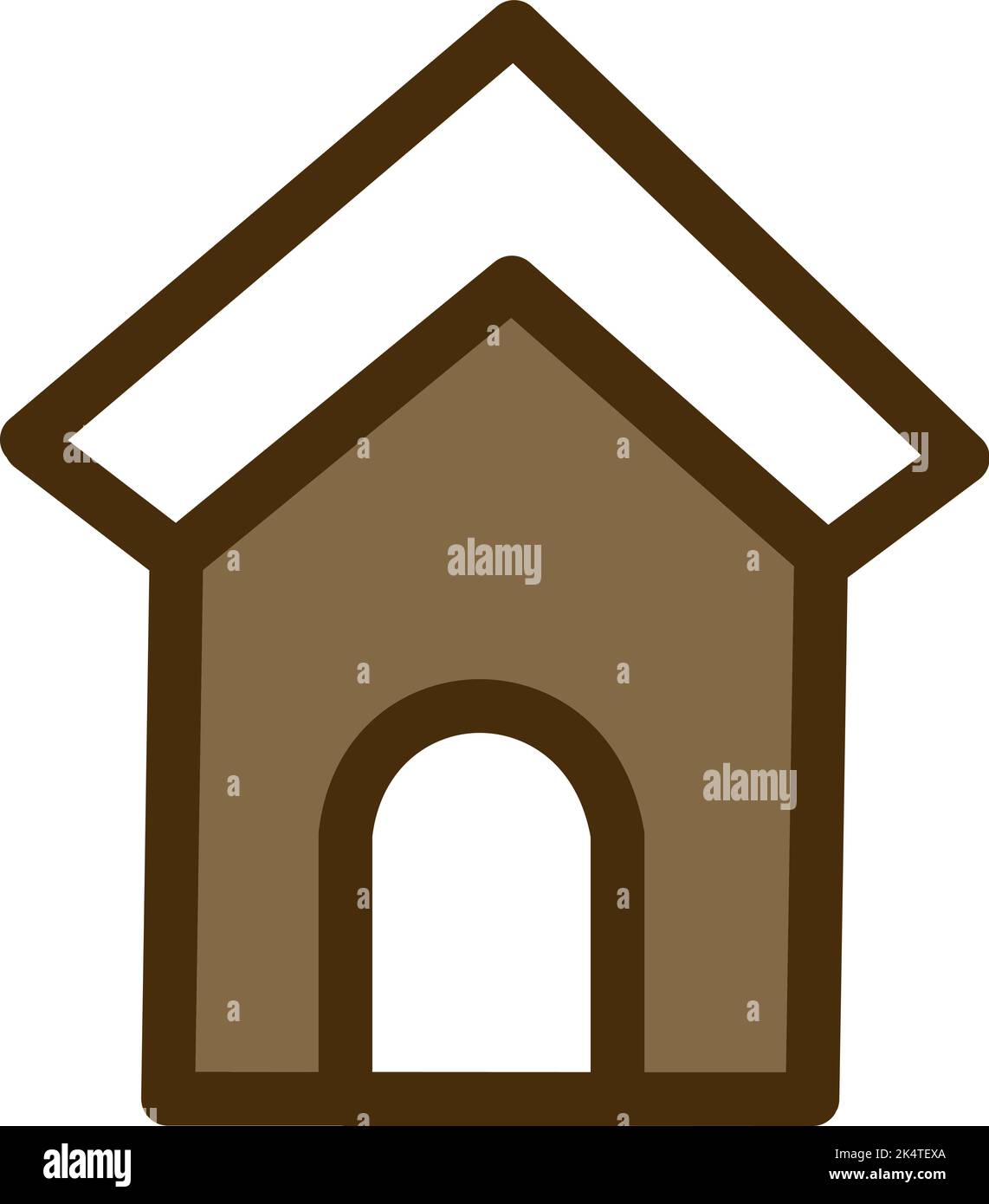 Dog house vector isolated Stock Vector Images - Alamy