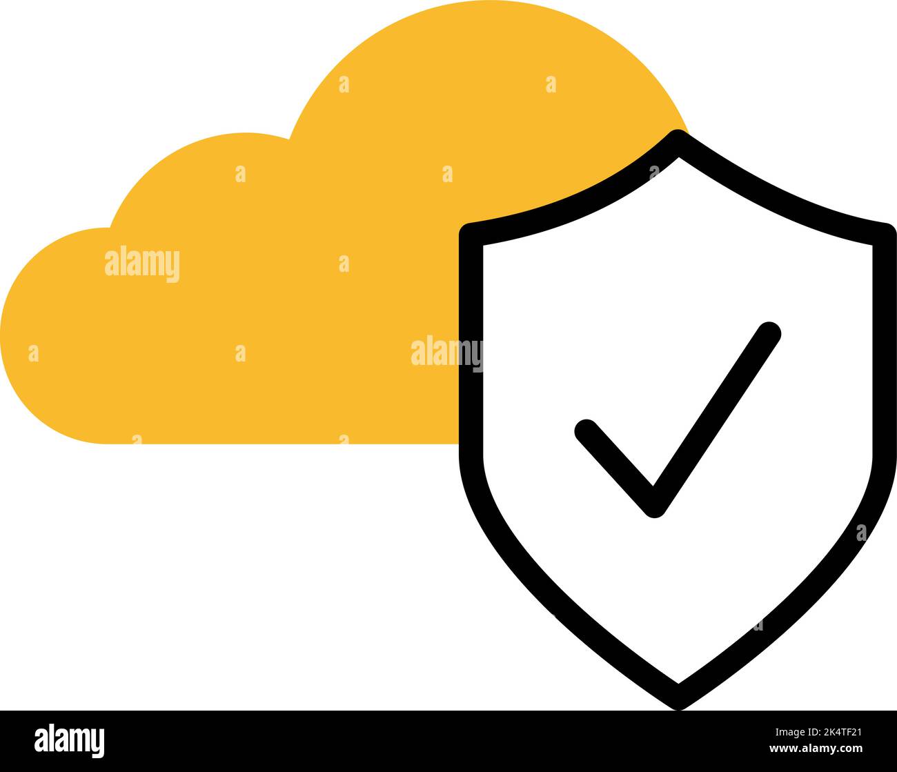 PC Security, illustration, vector on a white background Stock Vector ...