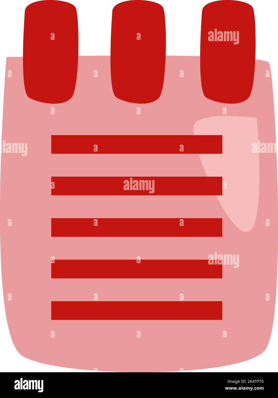 Office notes, illustration, vector on a white background Stock Vector ...