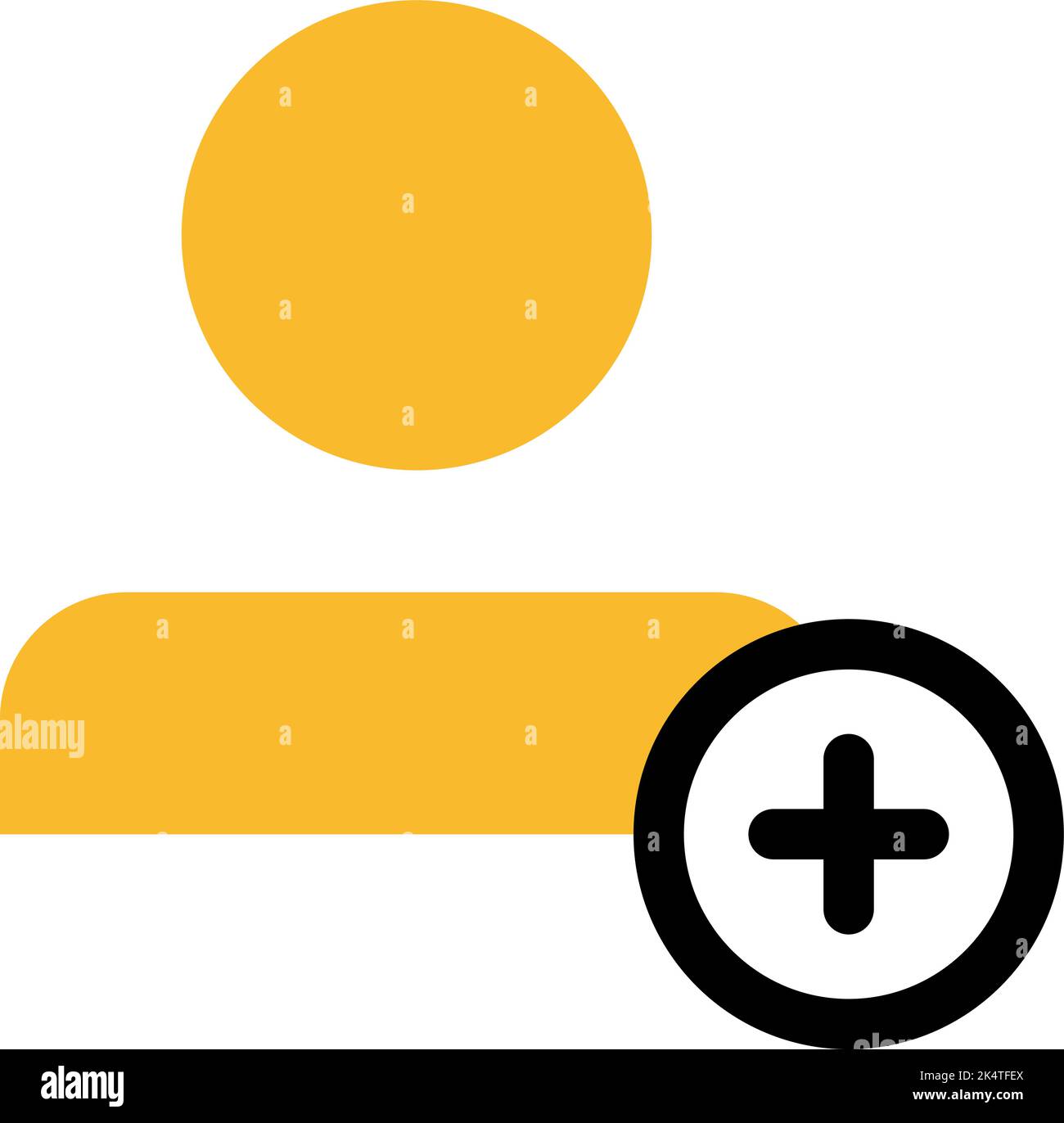 Add contact icon, illustration, vector on a white background Stock ...