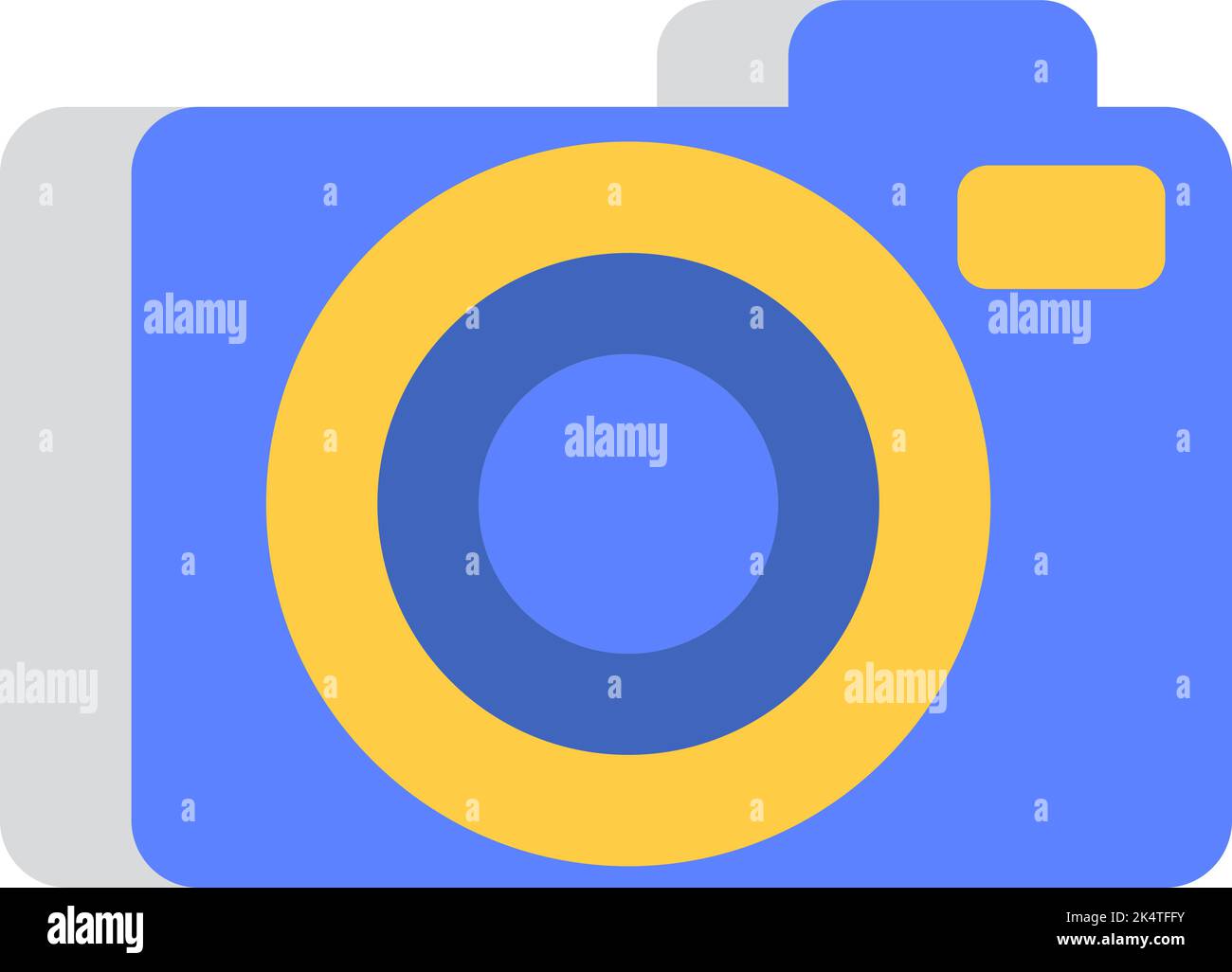 Quality camera, illustration, vector on a white background Stock Vector ...