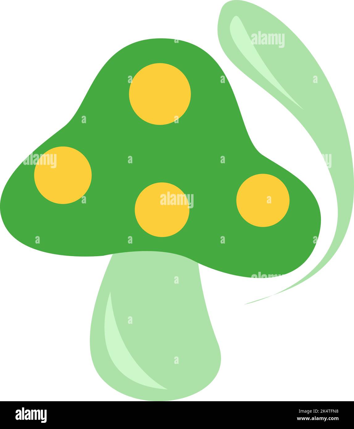 Magic mushroom, illustration, vector on a white background Stock Vector ...