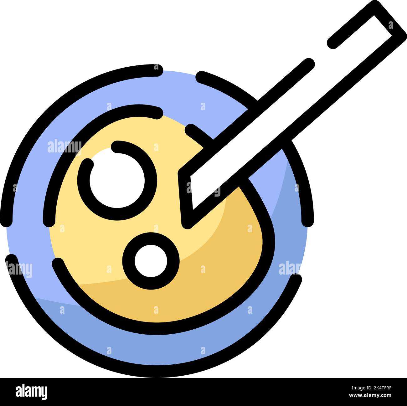 Human IVF, illustration, vector on a white background Stock Vector ...