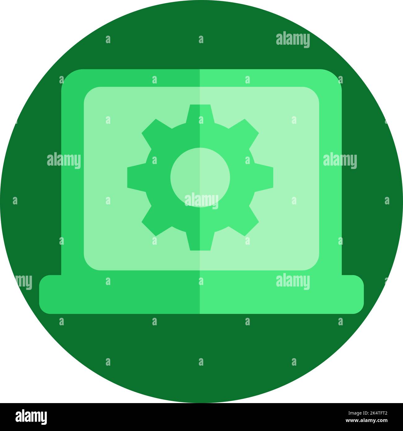 Settings icon, illustration, vector on a white background Stock Vector ...