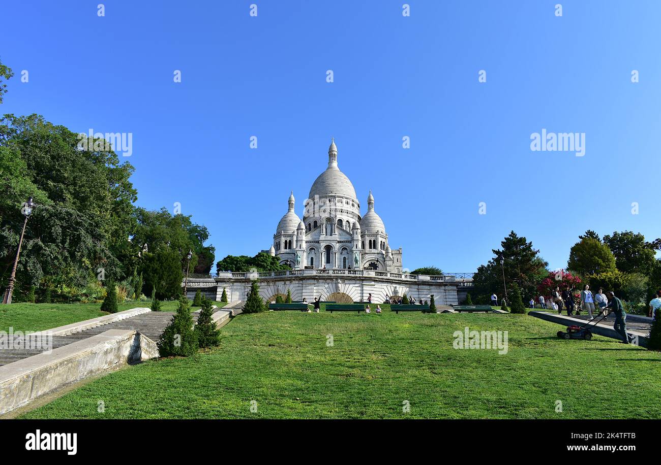 Sacre coeur bell tower stairs hi-res stock photography and images - Alamy