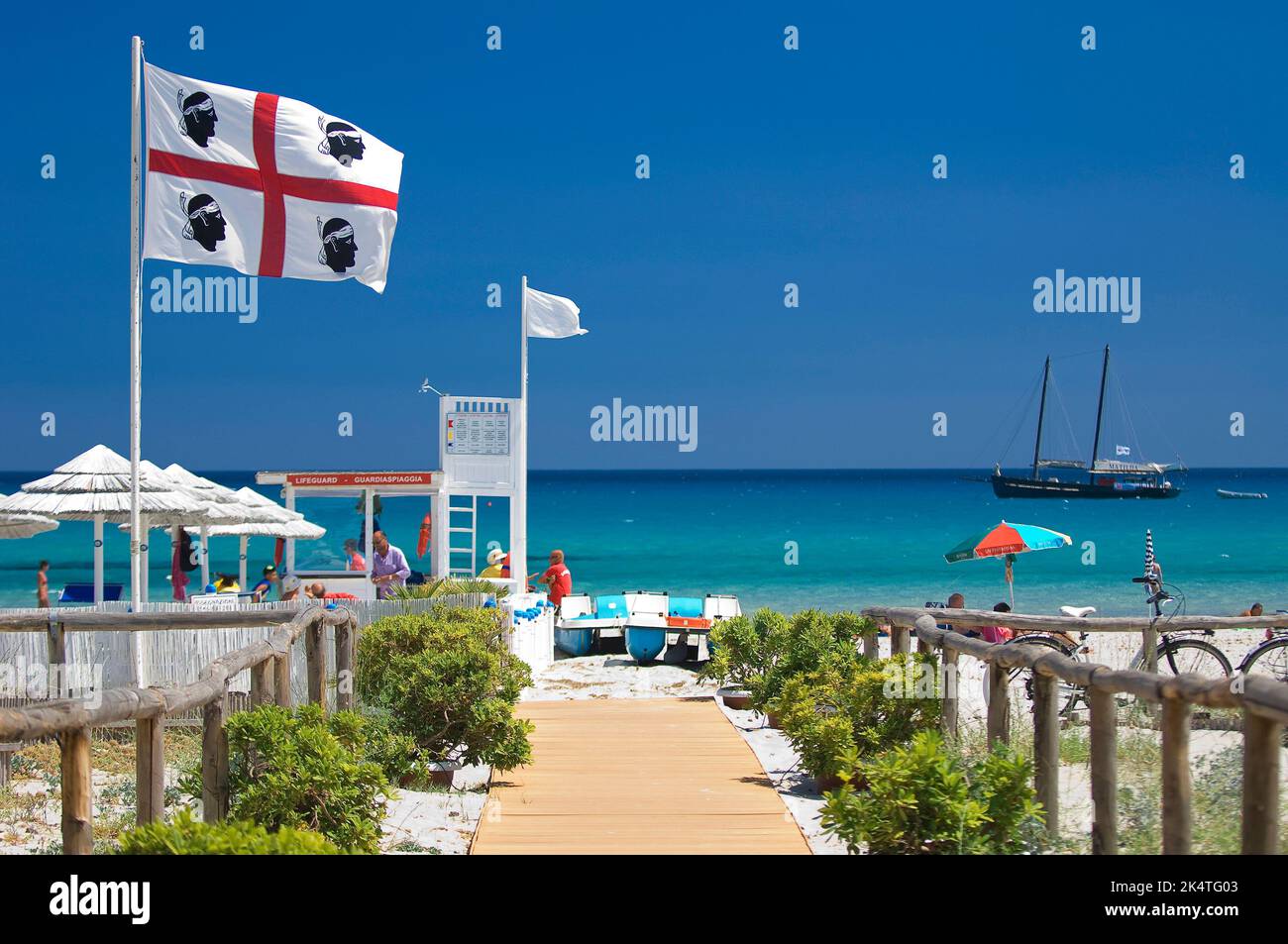 Simius Beach, Villasimius, Sardinia, Italy Stock Photo - Alamy
