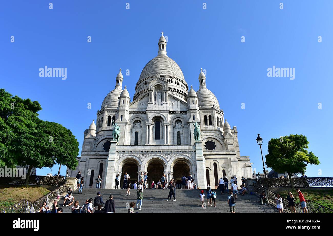 Sacre coeur bell tower stairs hi-res stock photography and images - Alamy