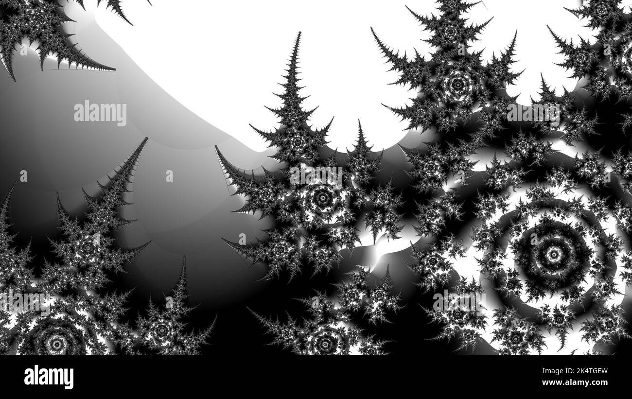 Abstract Computer generated Fractal design. A fractal is a never-ending ...
