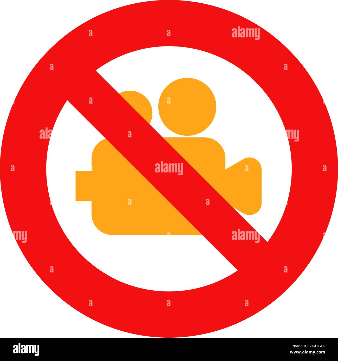 No photo allowed |notice Stock Vector Images - Alamy