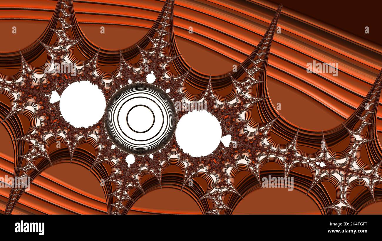 Abstract Computer generated Fractal design. A fractal is a never-ending ...