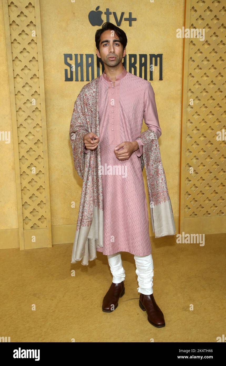 Los Angeles, Ca. 3rd Oct, 2022. Shubham Saraf at the Apple TV Original Series Premiere Of ...