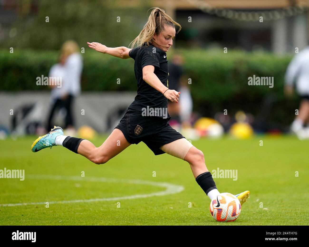 Englands Ella Toone during a training session at The Lensbury Resort ...