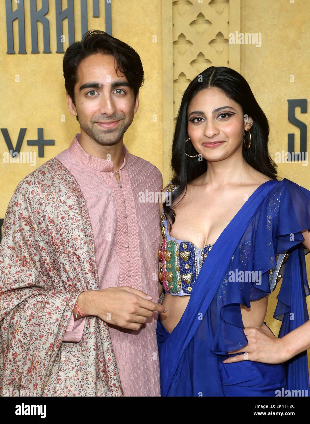 Los Angeles, Ca. 3rd Oct, 2022. Shubham Saraf, Rachel Kamath at the Apple TV Original Series ...