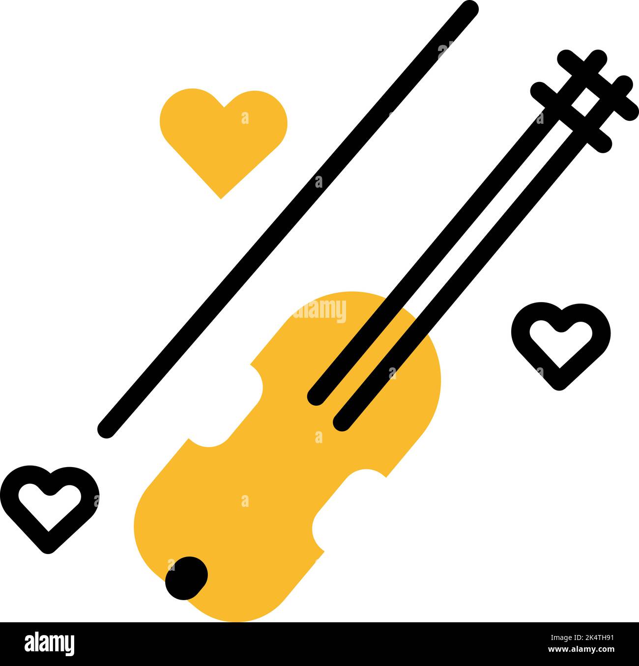 Violin shape Stock Vector Images - Alamy