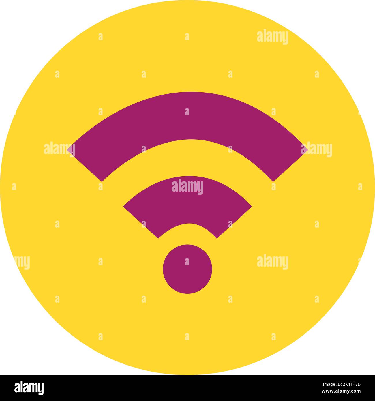 Social media wifi, illustration, vector on a white background Stock ...