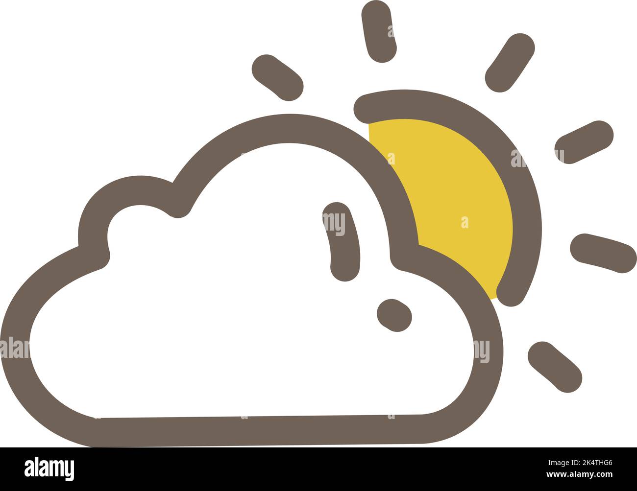 Summer hot days, illustration, vector on a white background Stock ...