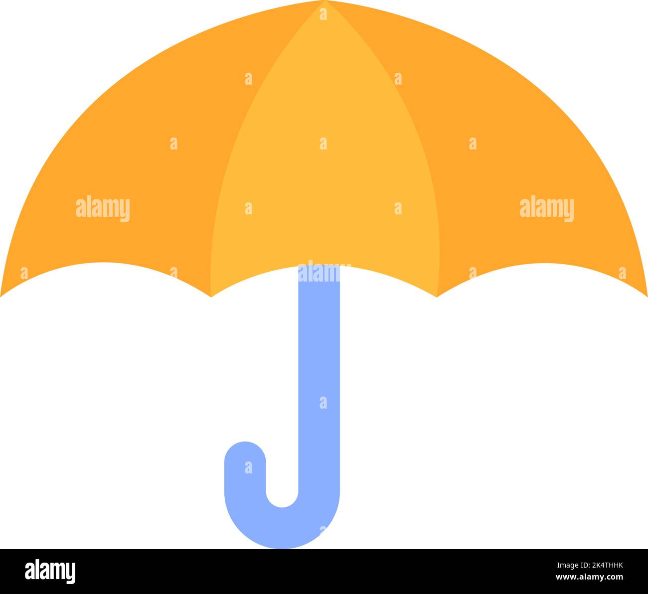 Yellow umbrella Stock Vector Images - Alamy