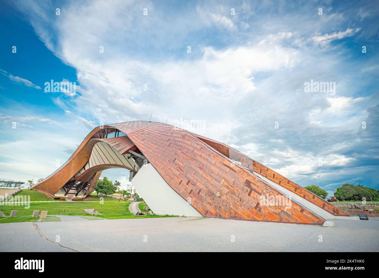Pa San Chao Phraya River Confluence Landmark in Nakhon Sawan, Thailand ...
