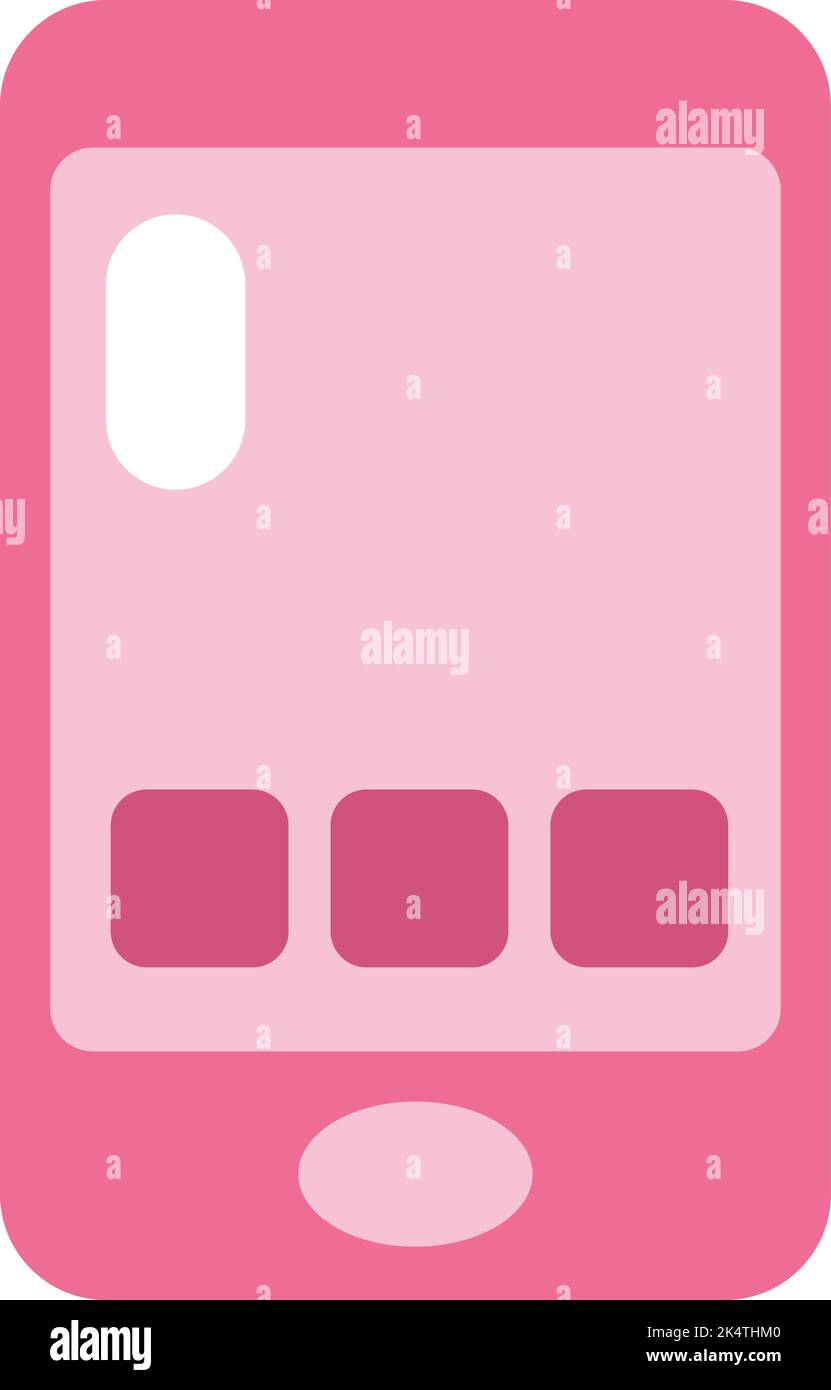 Using app on phone Stock Vector Images - Alamy