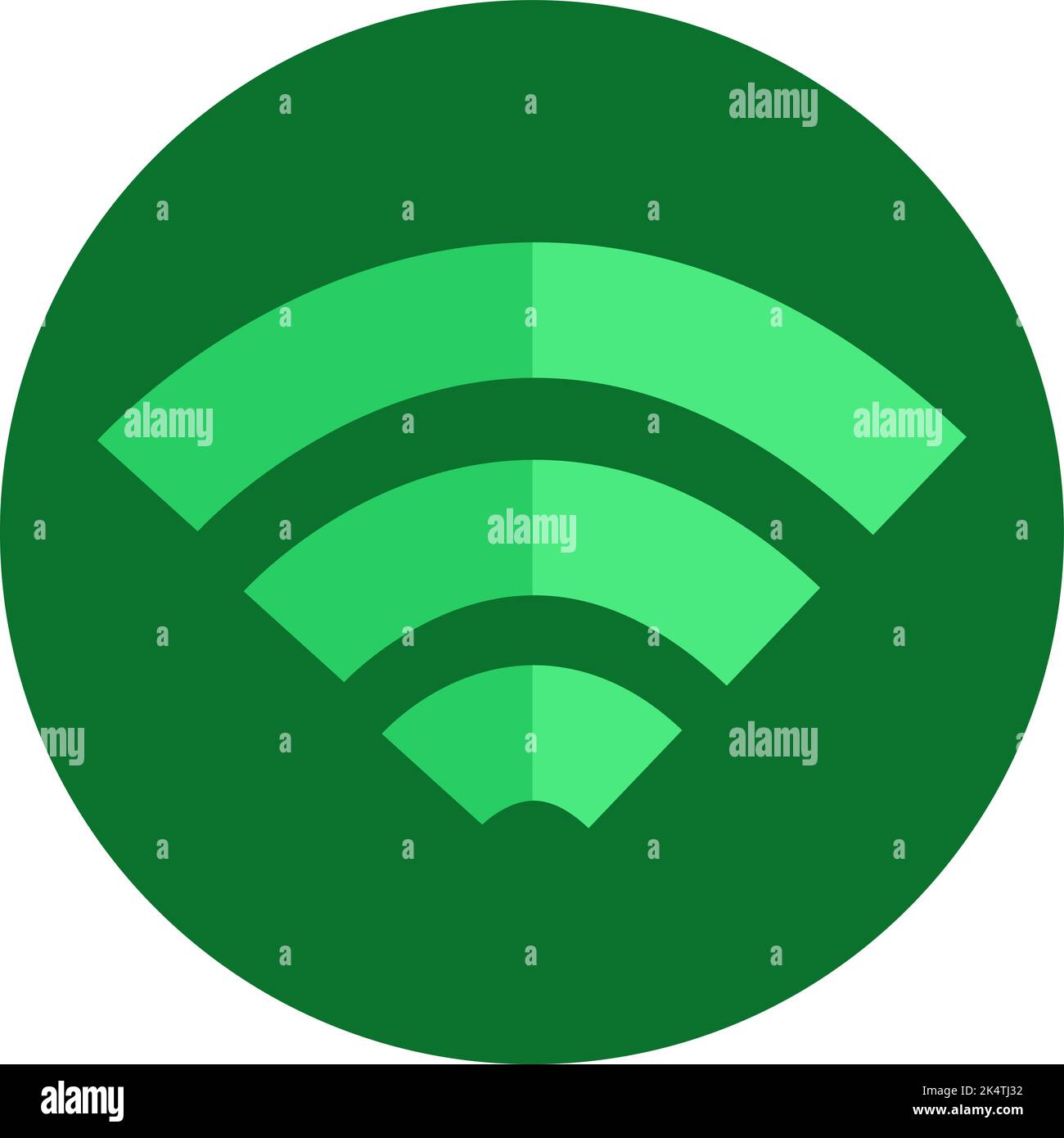 Wifi singal icon, illustration, vector on a white background Stock ...