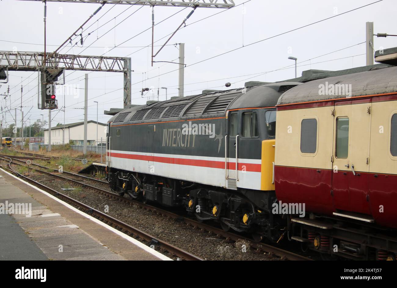 Steam Dreams the Lakes Express special train, Carnforth railway station ...