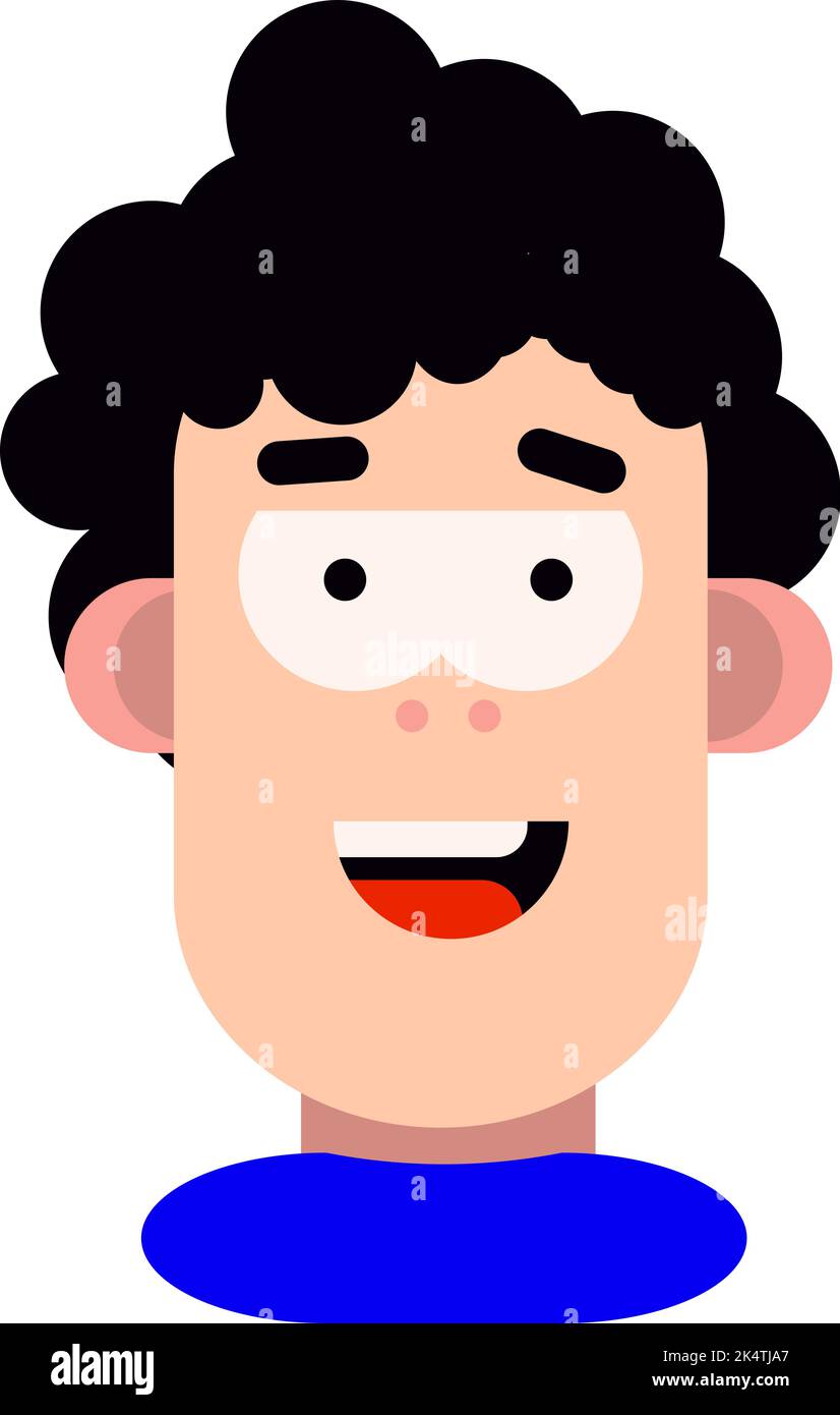 Attractive background blue boy Stock Vector Images - Alamy