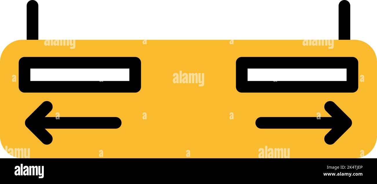 Rail directions Stock Vector Images - Alamy