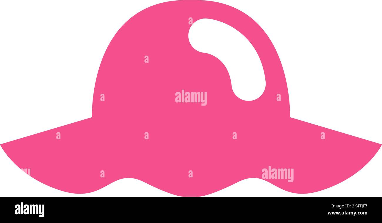 Spring hat, illustration, vector on a white background Stock Vector ...