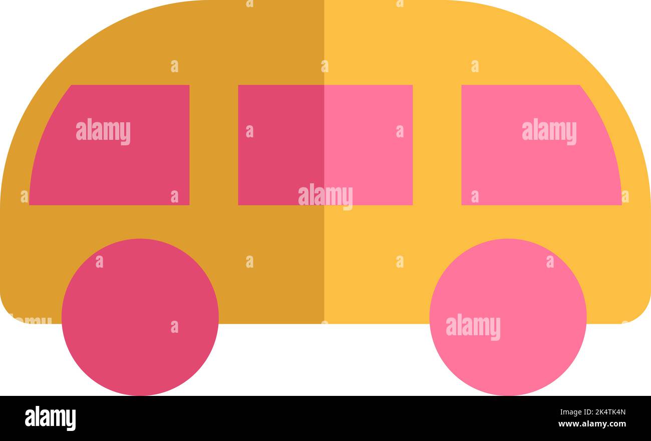 Travel bus, illustration, vector on a white background Stock Vector ...