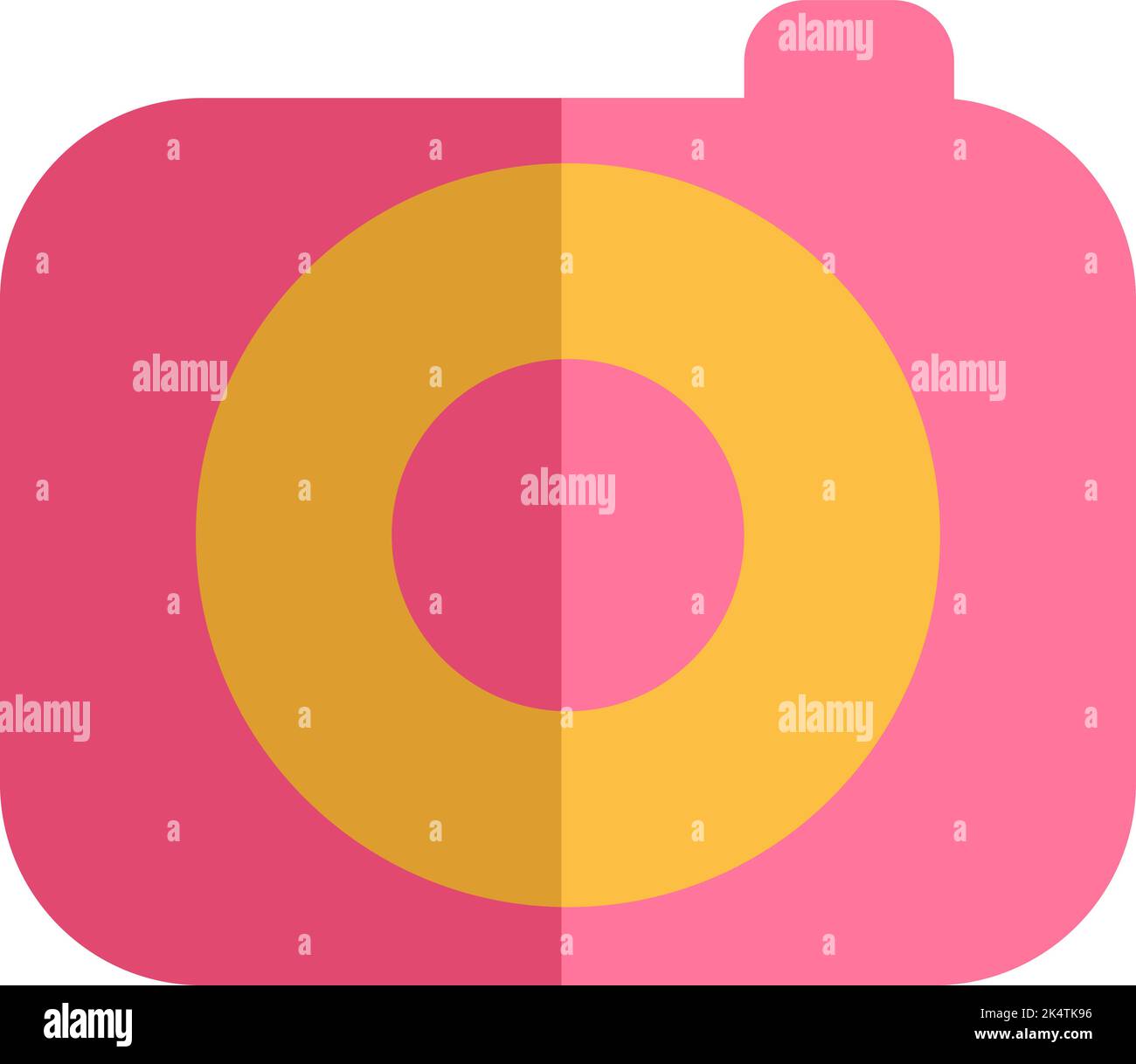 Travel camera, illustration, vector on a white background Stock Vector ...