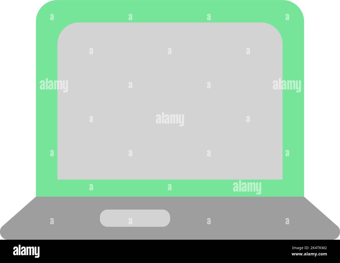 White laptop computer green screen hi-res stock photography and images ...