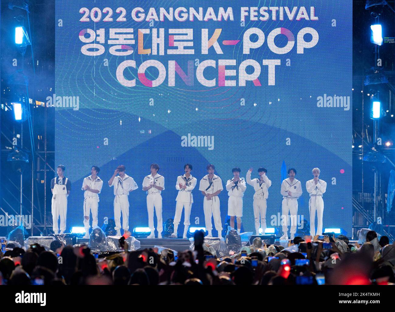 Seoul, South Korea. 2nd Oct, 2022. South Korean K-Pop boys band The ...