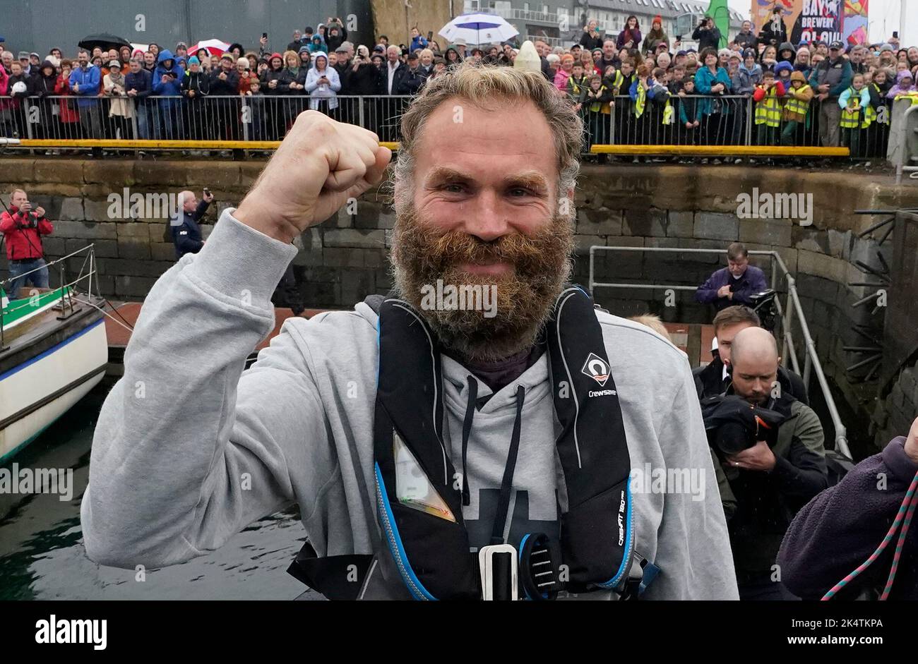 Former professional rugby player Damian Browne arrives in Galway after ...