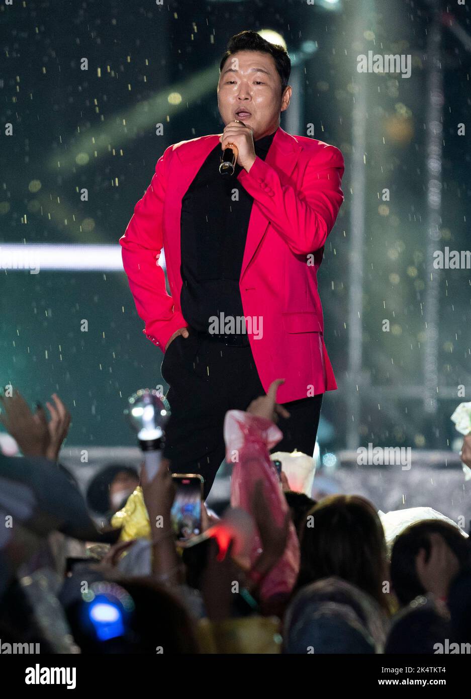 Seoul, South Korea. 2nd Oct, 2022. South Korean K-Pop singer PSY ...