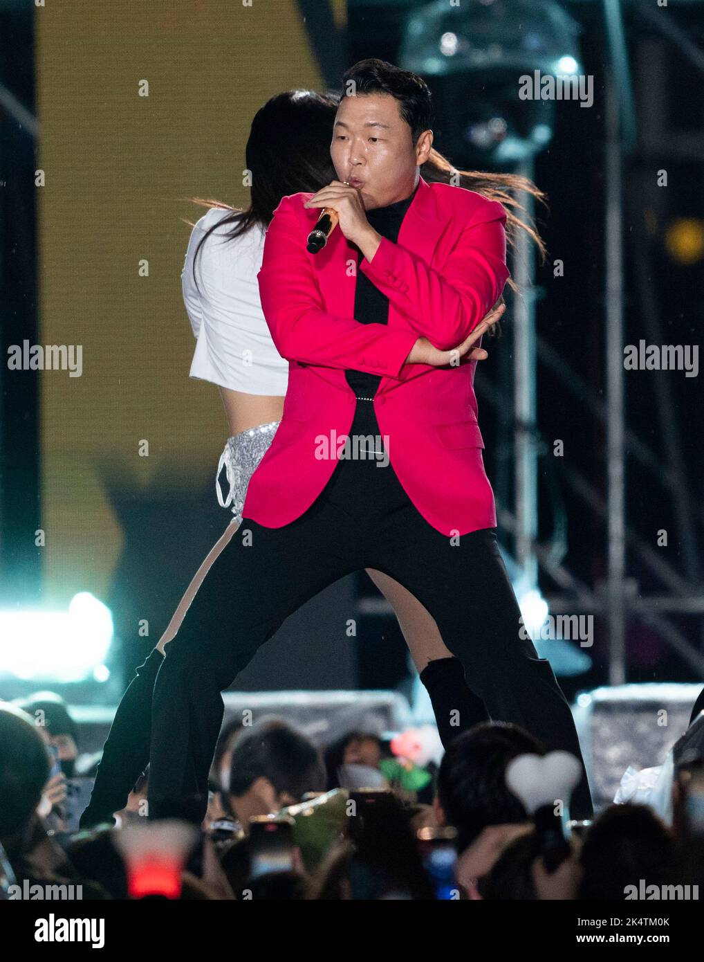 2 October 2022 - Seoul, South Korea : South Korean K-Pop singer PSY ...
