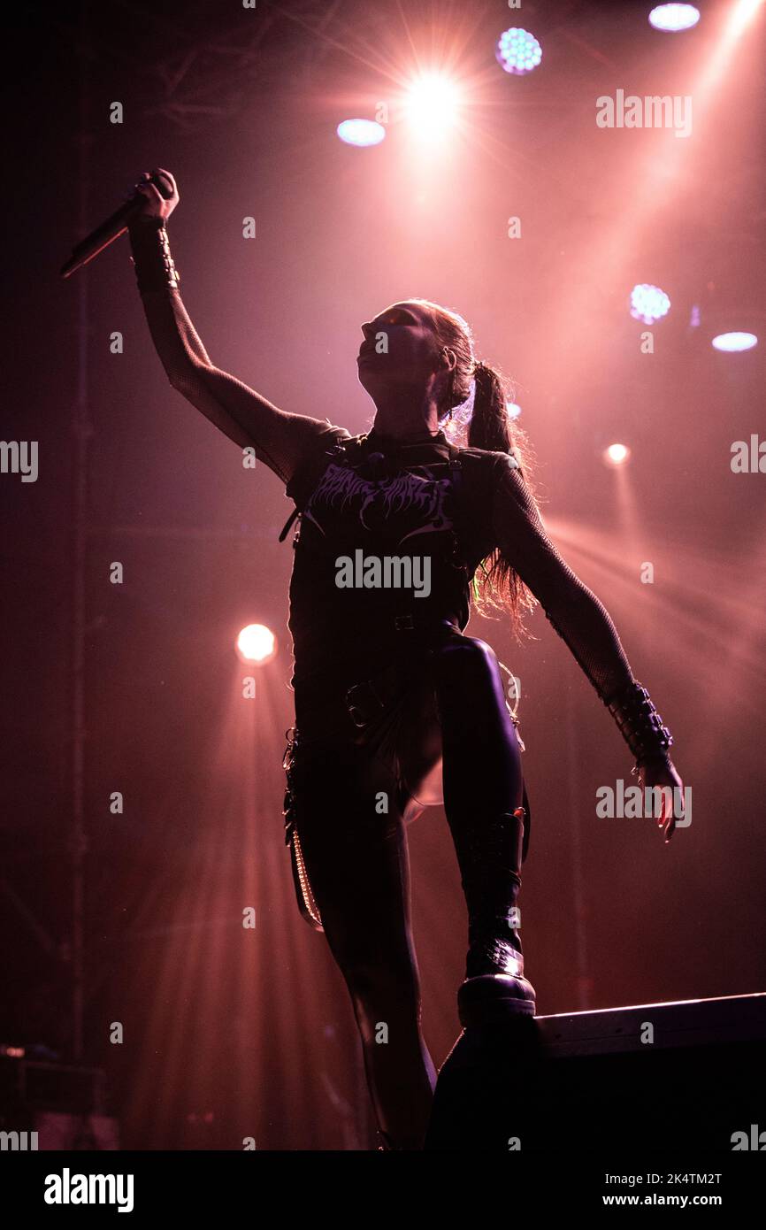 Barcelona, Spain. 2022.09.24. Frantic Amber band perform on stage at La ...