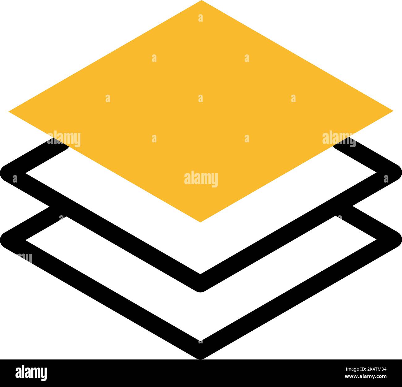 Video editor layer, illustration, vector on a white background Stock ...